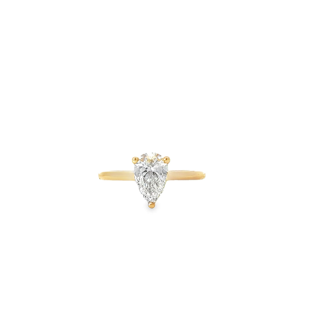 18K Rose Gold Pear Shaped solitaire ring – Jack Sutton Fine Jewelry